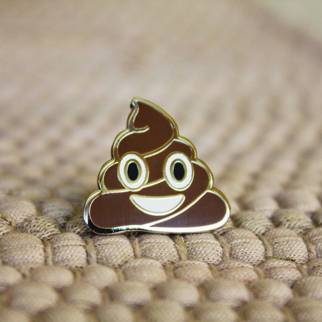 Brown Poop Enamel Pin | Dream Maker Pins